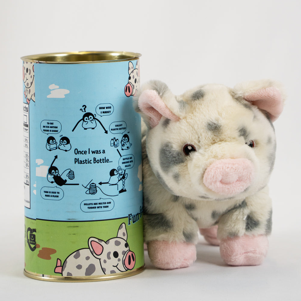 SUSTAINABLE PIGGY PLUSHIE N A CAN – Canned Goods